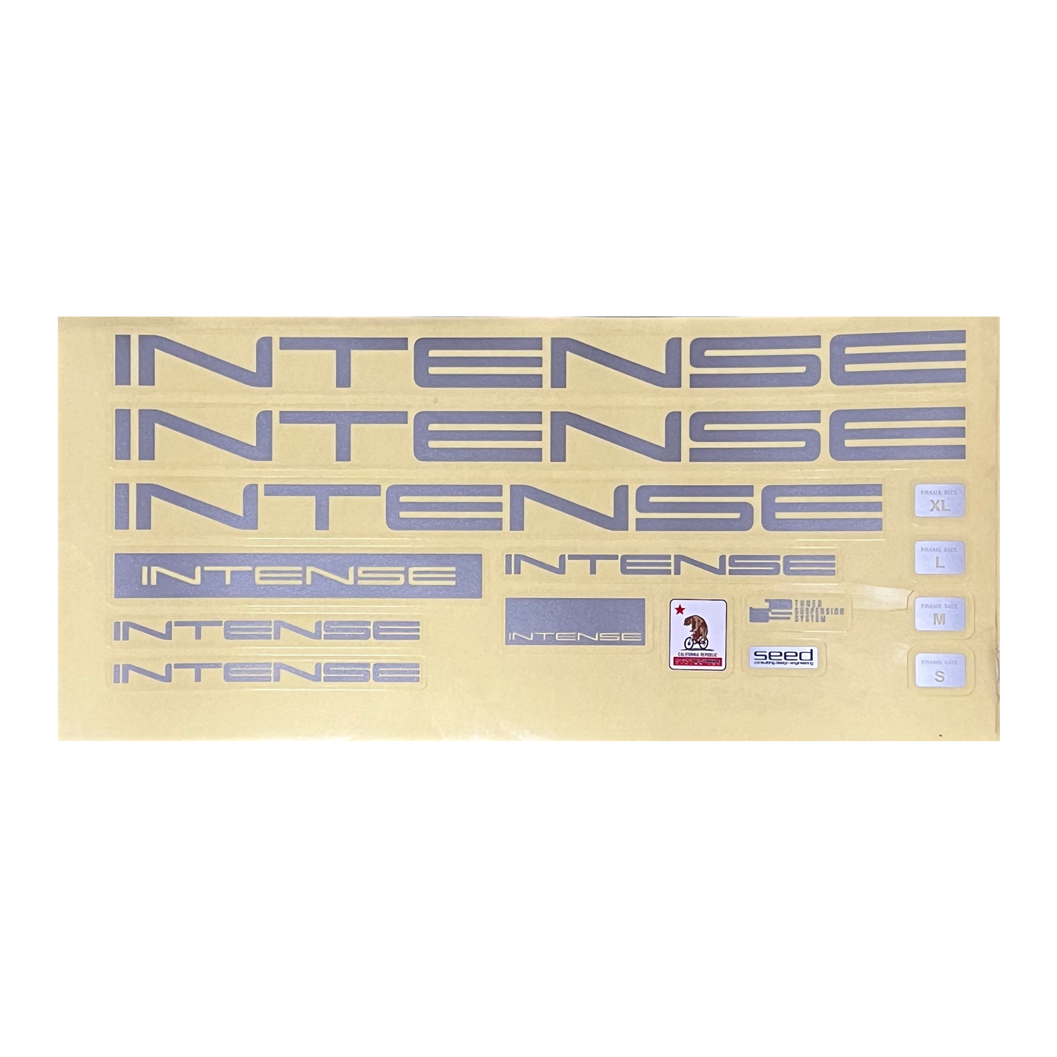 INTENSE Logo Sticker (Sheet) | INTENSE CYCLES – INTENSE LLC