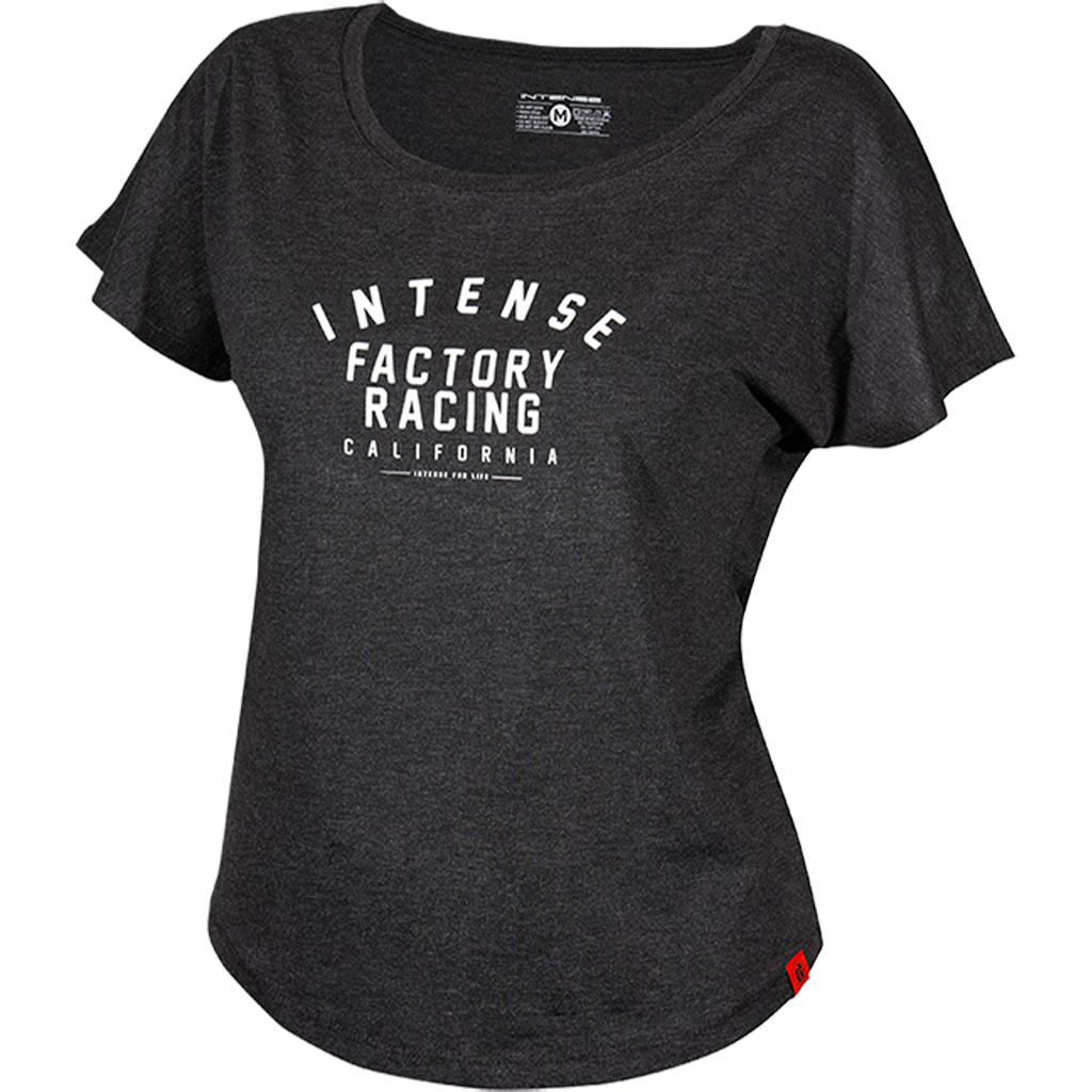 Women's INTENSE Factory Racing Vintage Black Tee – INTENSE LLC