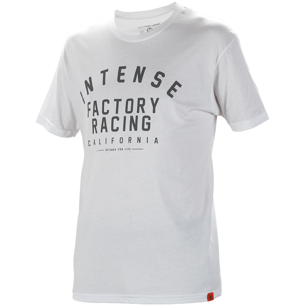 INTENSE Factory Racing Tee White | INTENSE CYCLES – INTENSE LLC