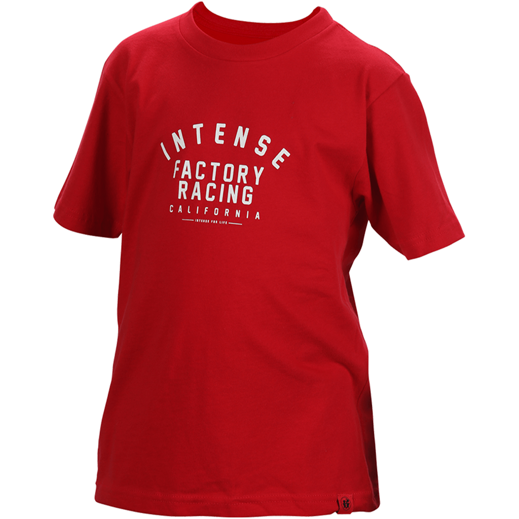 INTENSE Youth Factory Racing Tee Red | INTENSE CYCLES – INTENSE LLC